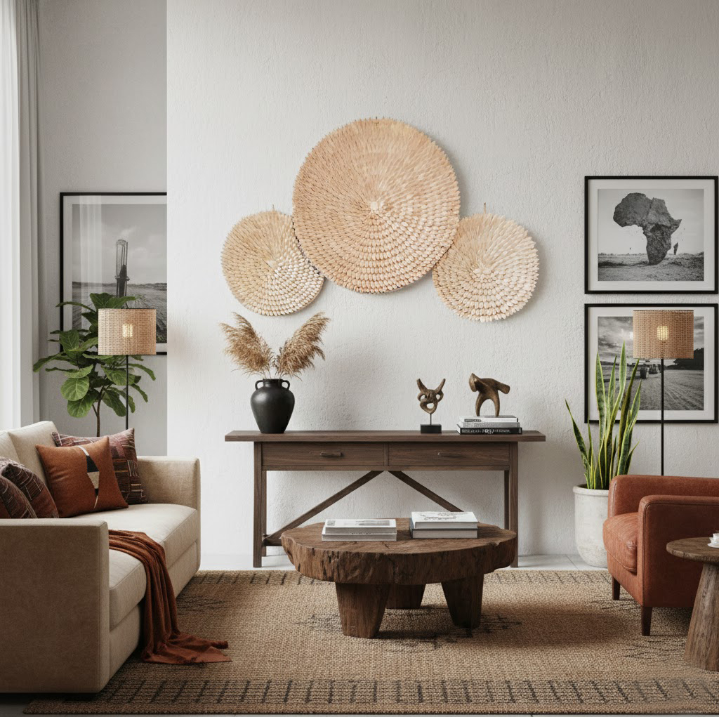 Angles Shield Wall Art - Benú Handmade Ethnic Creations