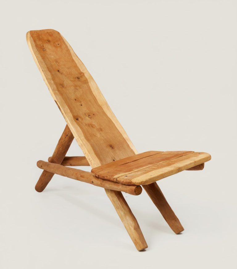 Handcarved Vintage Beach Chair - Benú Handmade Ethnic Creations