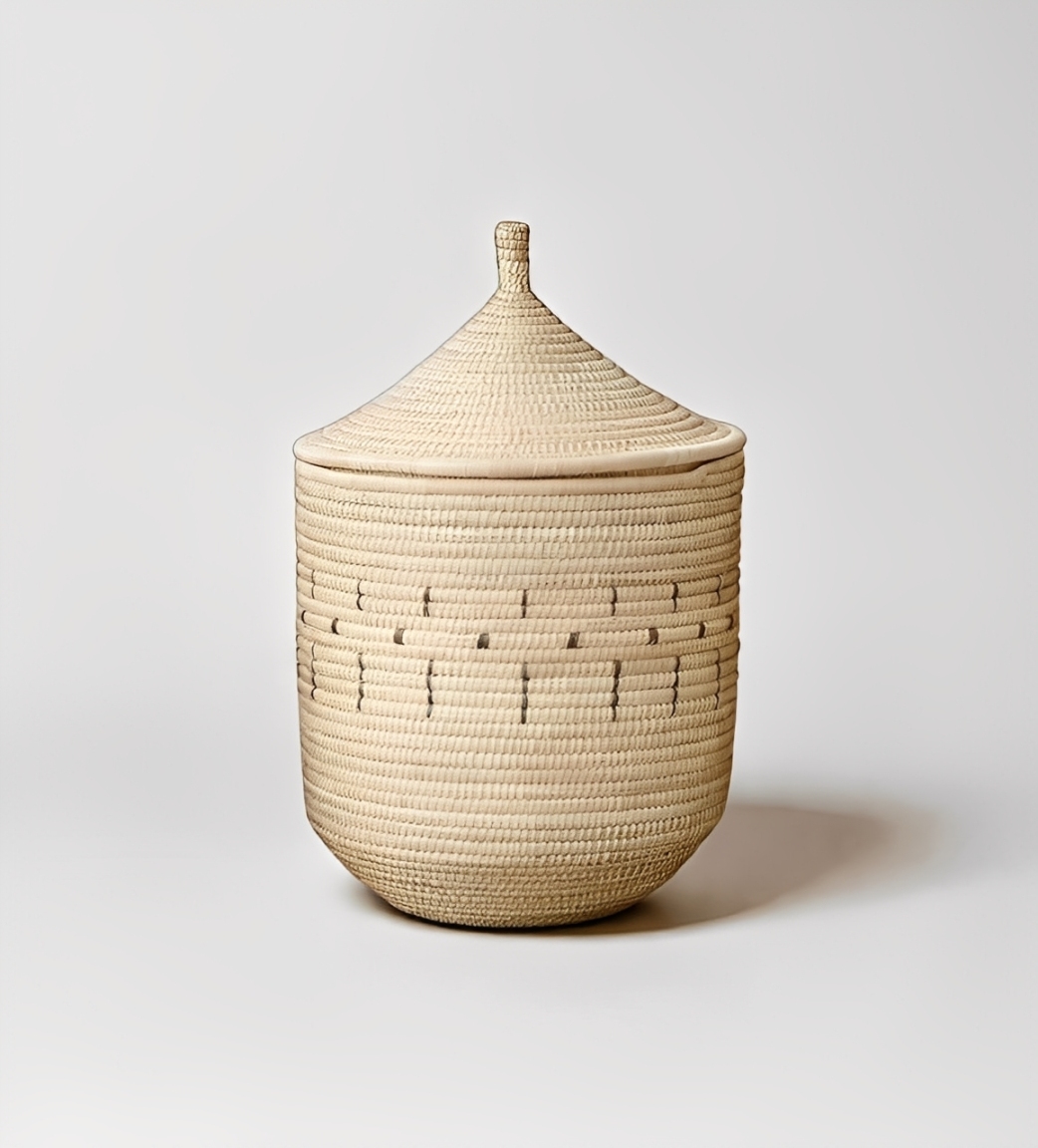 Moroccan Style Basket - Benú Handmade Ethnic Creations