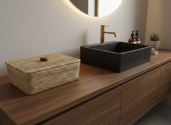 Handwoven Vanity Storage Box - Benú Handmade Ethnic Creations